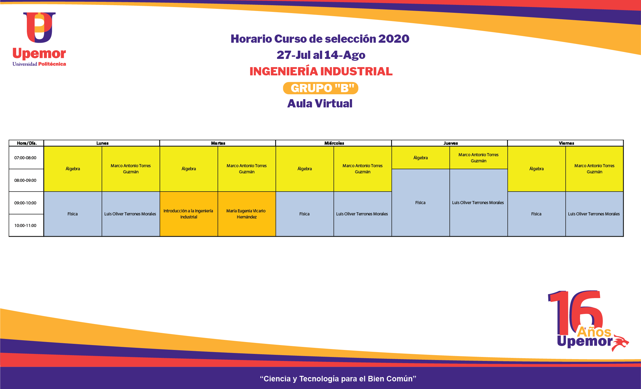 Upemor || Convocatoria licenciatura
