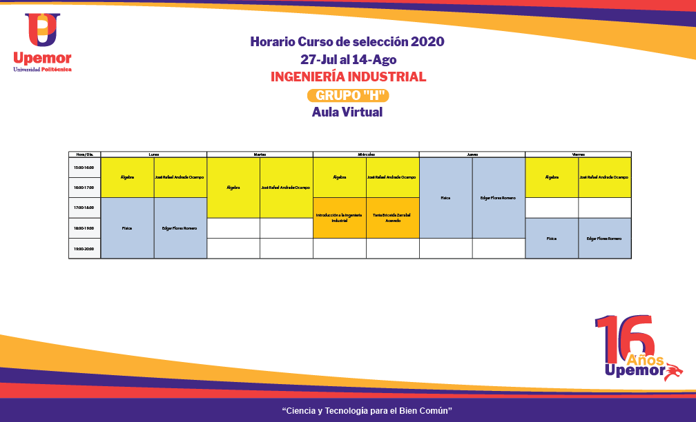 Upemor || Convocatoria licenciatura