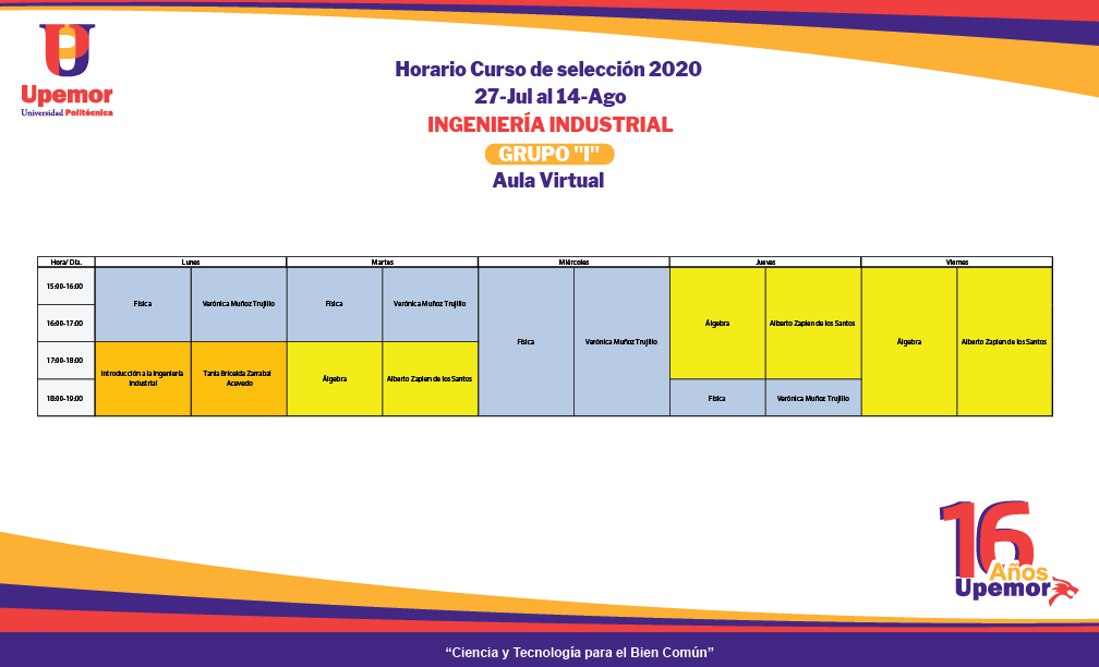 Upemor || Convocatoria licenciatura