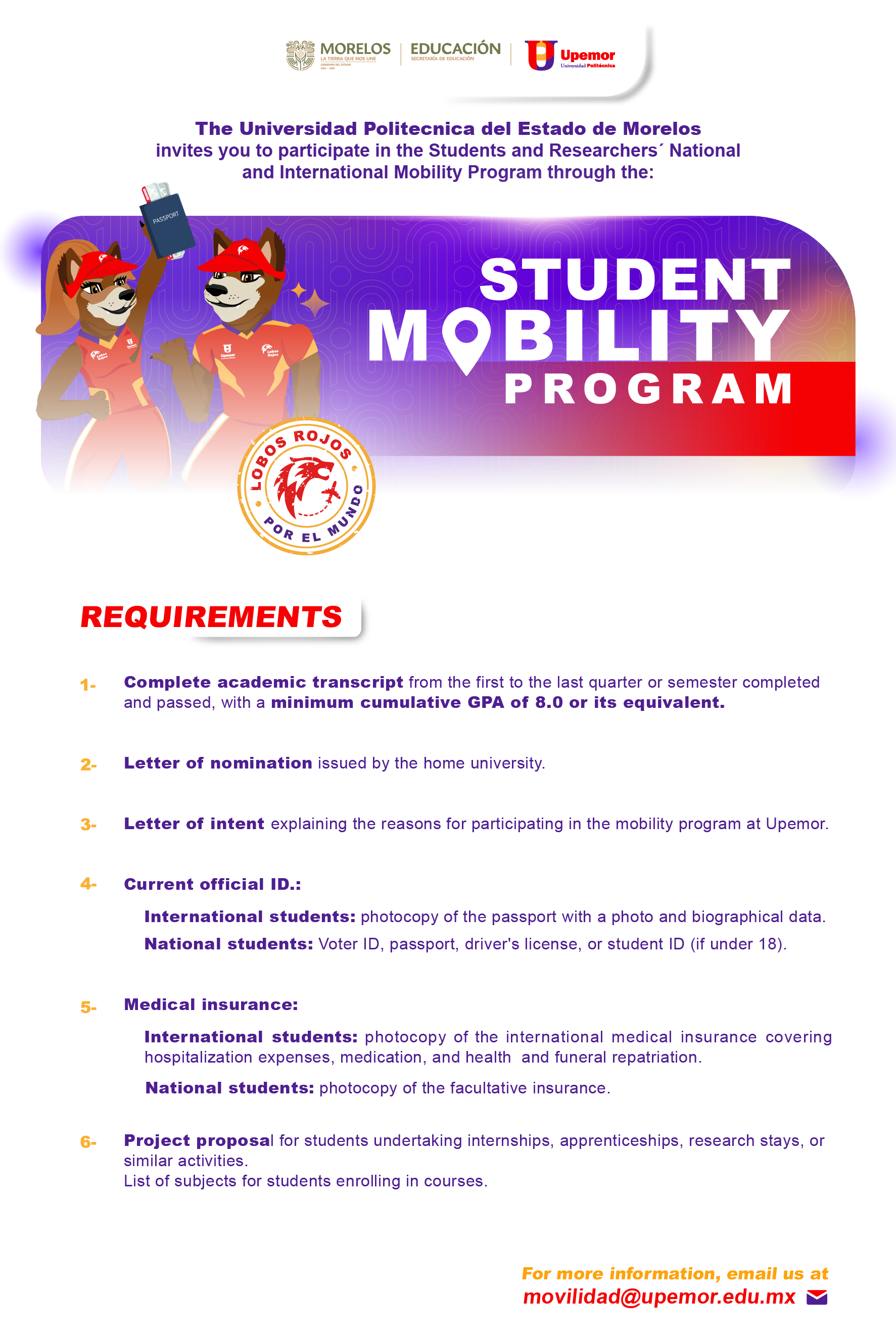 Upemor || Noticias y Avisos